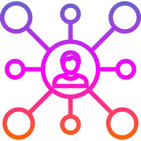 network generic gradient icon
