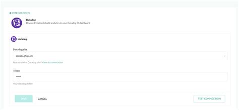 Datadog Pipeline Integration · Codefresh Docs
