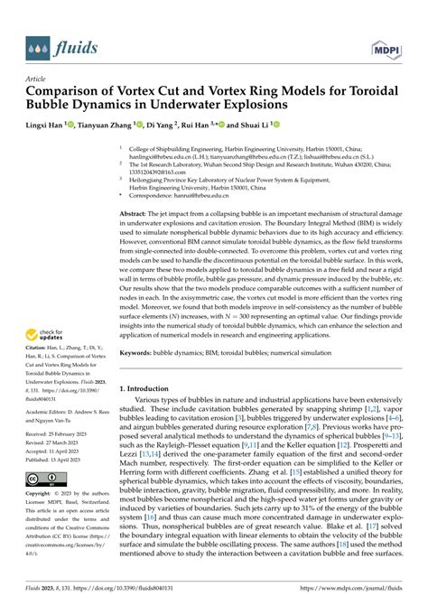 pdf comparison of vortex cut and vortex ring models for toroidal