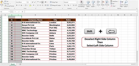 Excel Keyboard Shortcuts Select Column Bettaquestions