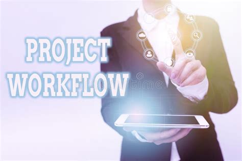 Handwriting Text Project Workflow Business Approach Series Of Steps