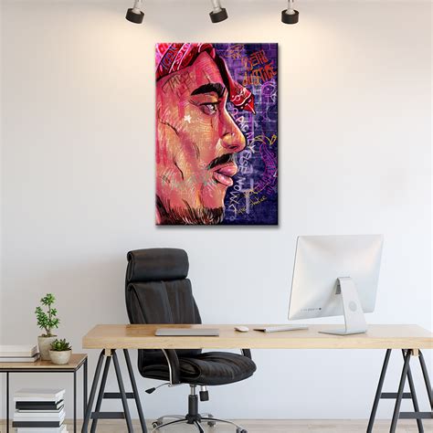 Tupac All Eyez On Me Modern Day Canvas Wall Art Rebhorn Design
