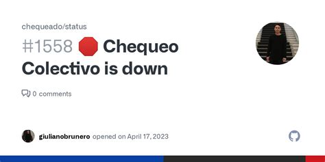 Chequeo Colectivo Is Down Issue 1558 Chequeado Status GitHub