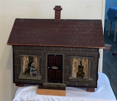 Antique German Gottschalk Doll House Doll House Dollhouse Furniture