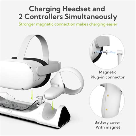An Oculus Charging Dock Charging Your Oculus Quest 2 Controllers