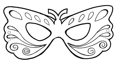 Máscaras de Carnaval Para Colorir Imprimir e Recortar Desenhos Para