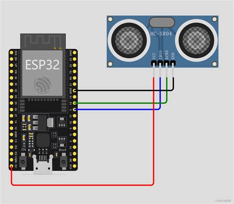 【esp32开发 传感器】 使用hc Sr04超声波传感器 读取测量距离esp32 Hcsr04 Csdn博客