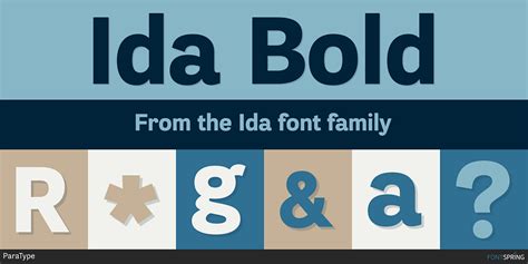 Ida Bold Font