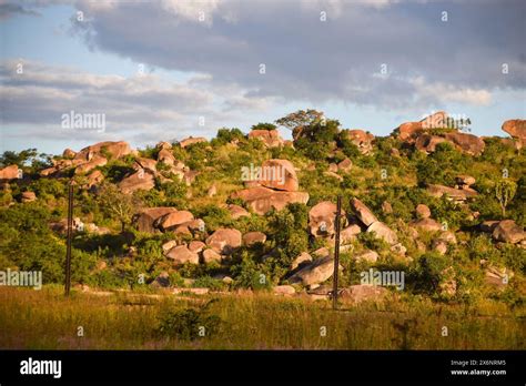 Zimbabwe 27th April 2024 Natural Balancing Rocks On A Hilltop In