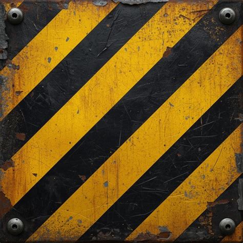 Free Weathered Hazard Texture Photo Hazard Caution Warning