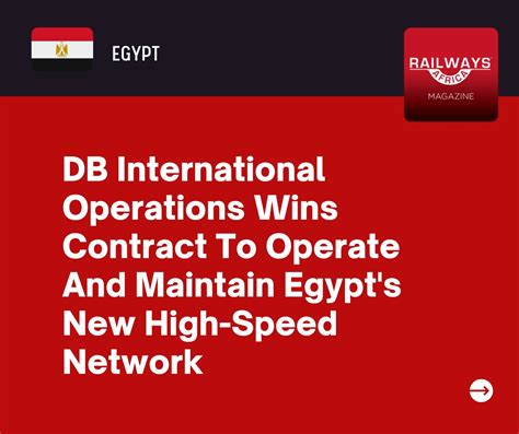Railways Africa Db International Operations Wins