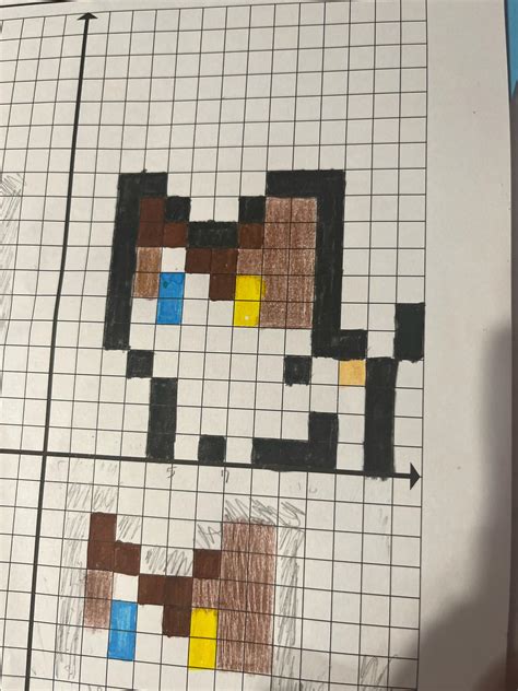 Pixel Drawings On Graph Paper 25 Unique Graph Paper Art Ideas On