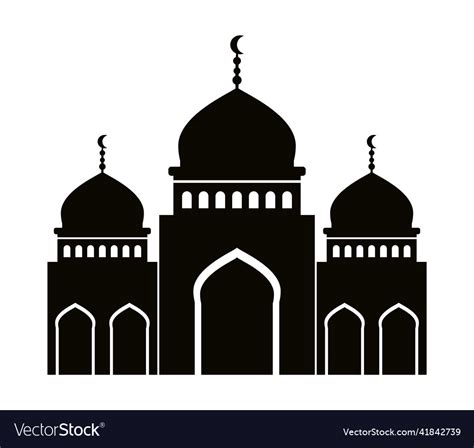 Islamic Mosque Design Royalty Free Vector Image