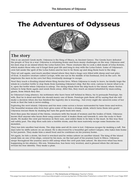 the adventures of odysseus descargar gratis pdf penelope odysseus