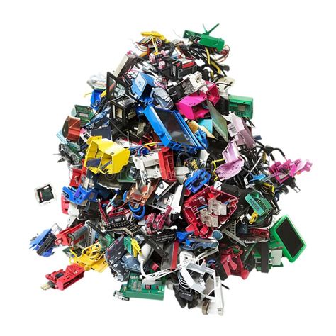 A Large Pile Of Colorful Electronic Components And Circuit Boards On A