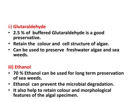 Preservation Of Macro And Micro Algae Smg Pptx