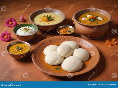 Idli Vada Sambhar South Indian Food Royalty Free Stock Image