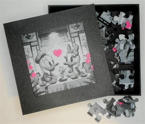 Donald And Daisy Hueforge Puzzle By Lofi Layers Makerworld Download Free 3d Models