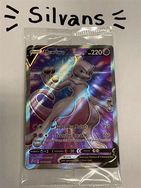 Mewtwo V Full Art Black Star Promo SWSH229 Englisch Kaufen Auf Ricardo