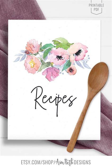 Pin On Cookbook Organization