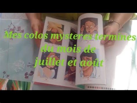 Mes colos mystères réalisés en juillet et août YouTube