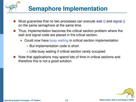 semaphore originally called p and v wait s { while s