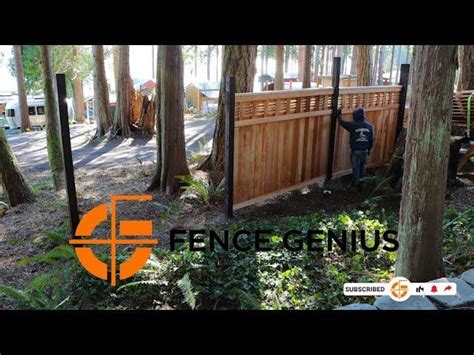 Watch Fence Genius Install 34 Sections Of Stunning Custom Lattice Fence