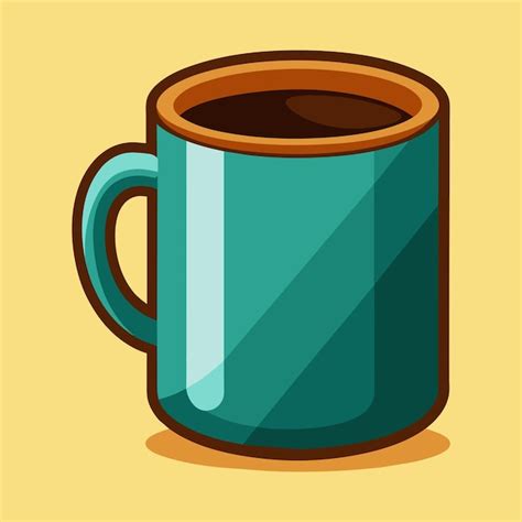 Premium Vector Coffee Mug Vector Illustration