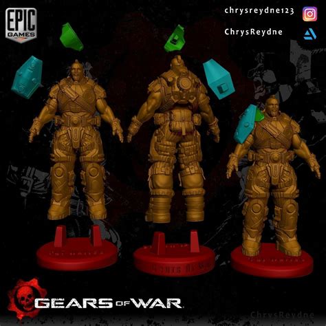 Tai Kaliso Gears Of War 3d Model 3d Printable Cgtrader