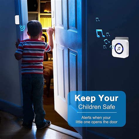 Daytech Door Open Sensors Alarm Store Door Open Alert Wireless Door
