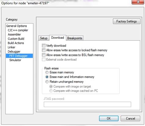 One Time Flash Only MSP430f47197 Or Asking A Password From The Second On MSP Low Power