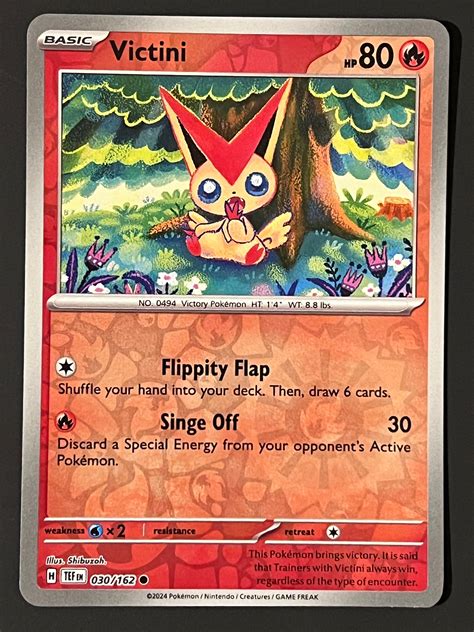 030162 Victini Pokémon Temporal Forces Common Reverse Jarvvos