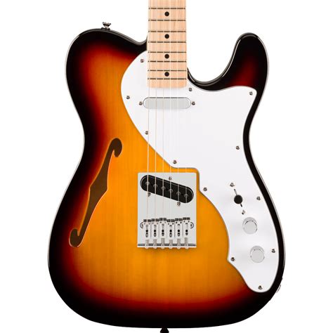 Squier Affinity Series Telecaster Thinline 3 Color Sunburst Alto Music