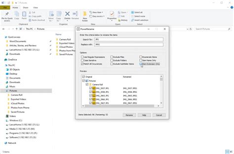 如何使用 powertoys powerrename 工具在 windows 10 中批量重命名文件