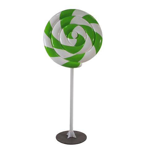 Giant Fiberglass Whirly Pop 8ft Green Christmas In America