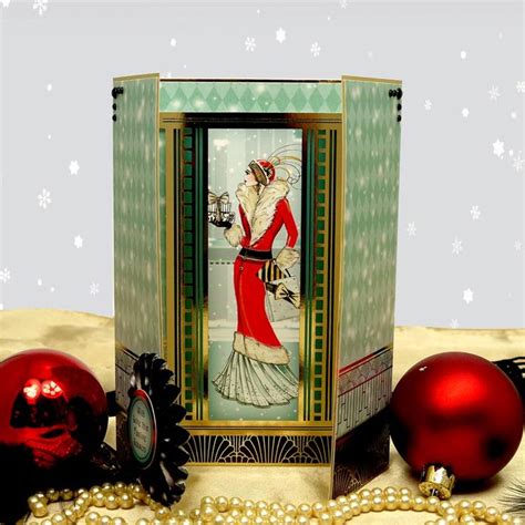 Card Created Using Hunkydory Crafts Festive Decadence Collection Art