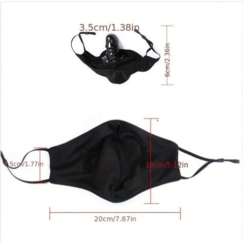 Unlock Your Wildest Fantasies 1pc Lockable Penis Mouth Gag With