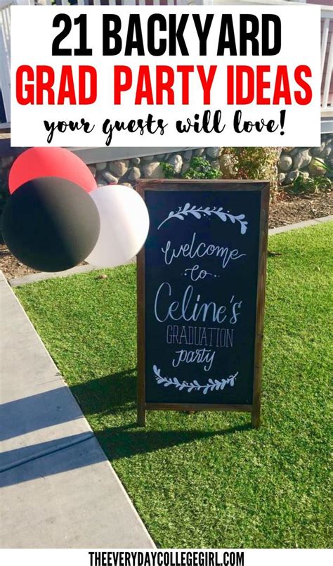 21 Best Backyard Graduation Party Ideas Your Guests Will Love Artofit