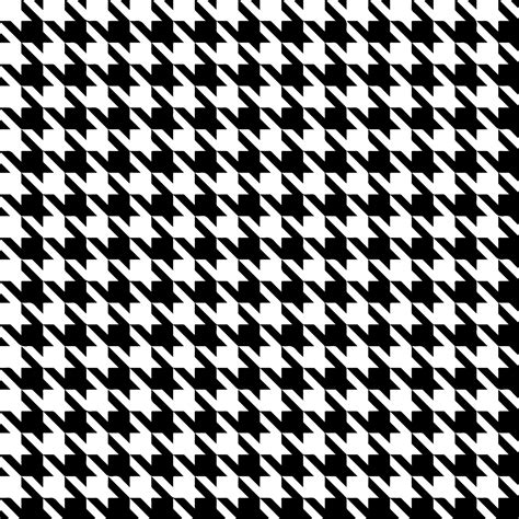 Houndstooth Pattern Background In Black And White 7147871 Vector Art At