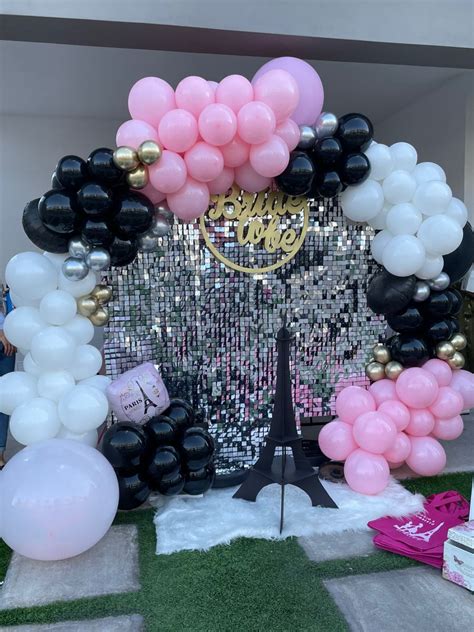 Paris Bridetobe Balloons Fiestas De Cumpleaños De París Fiestas