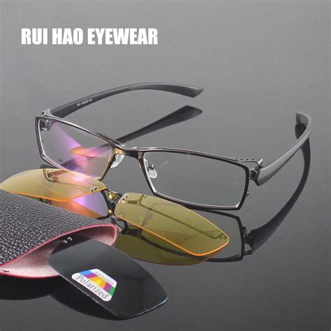 Rui Hao Eyewear Optical Eyeglasses Frame Men Women Full Rimless Design