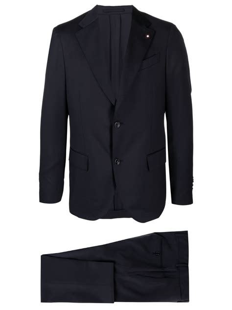 Lardini Traje Con Botones Farfetch