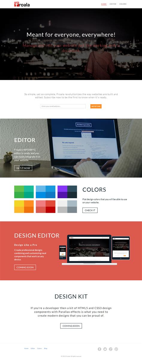 Froala Flat Ui Design Trends