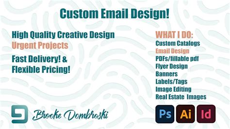 Create Custom Emails And Templates By Brooklyndomb346 Fiverr