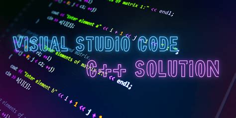 Cpp Solution For Visual Studio Code Src Main Cpp At Main