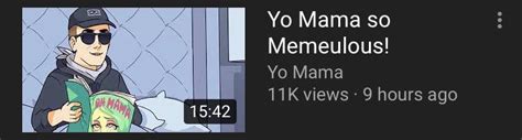 Yo Mama Rmemeulous