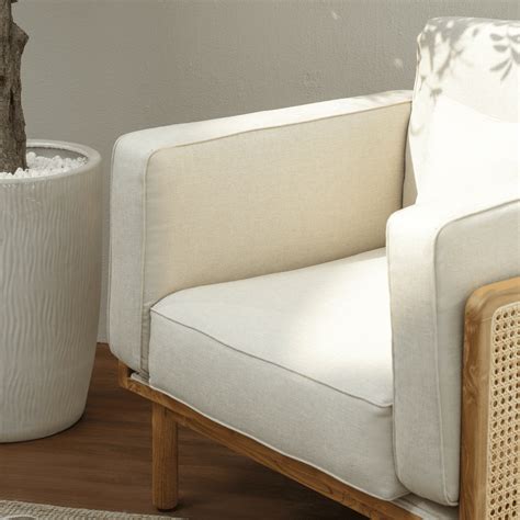 Cassandra Sofateak Woodrattanwood Cultureteakteak Sofarattan Sofa