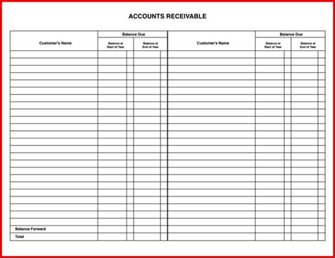 Free Accounts Payable Ledger Template — Db