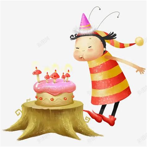 过生日吹蜡烛 平面电商 创意素材图片 生日蜡烛素材图片素材 花瓣网