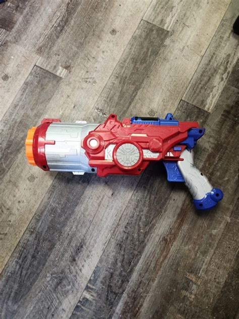 Nerf Cyber Blaster Transformers Optimus Prime Sound Light Hasbro 2011 Toy Gun £18 26 Picclick Uk